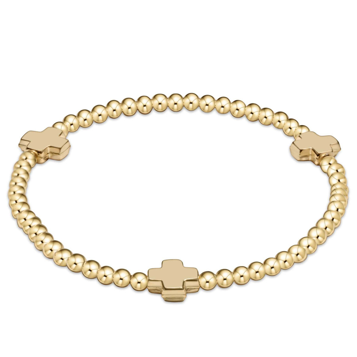 EGirl Sign. Cross Gold Bracelet – Southern Gyp Boutique
